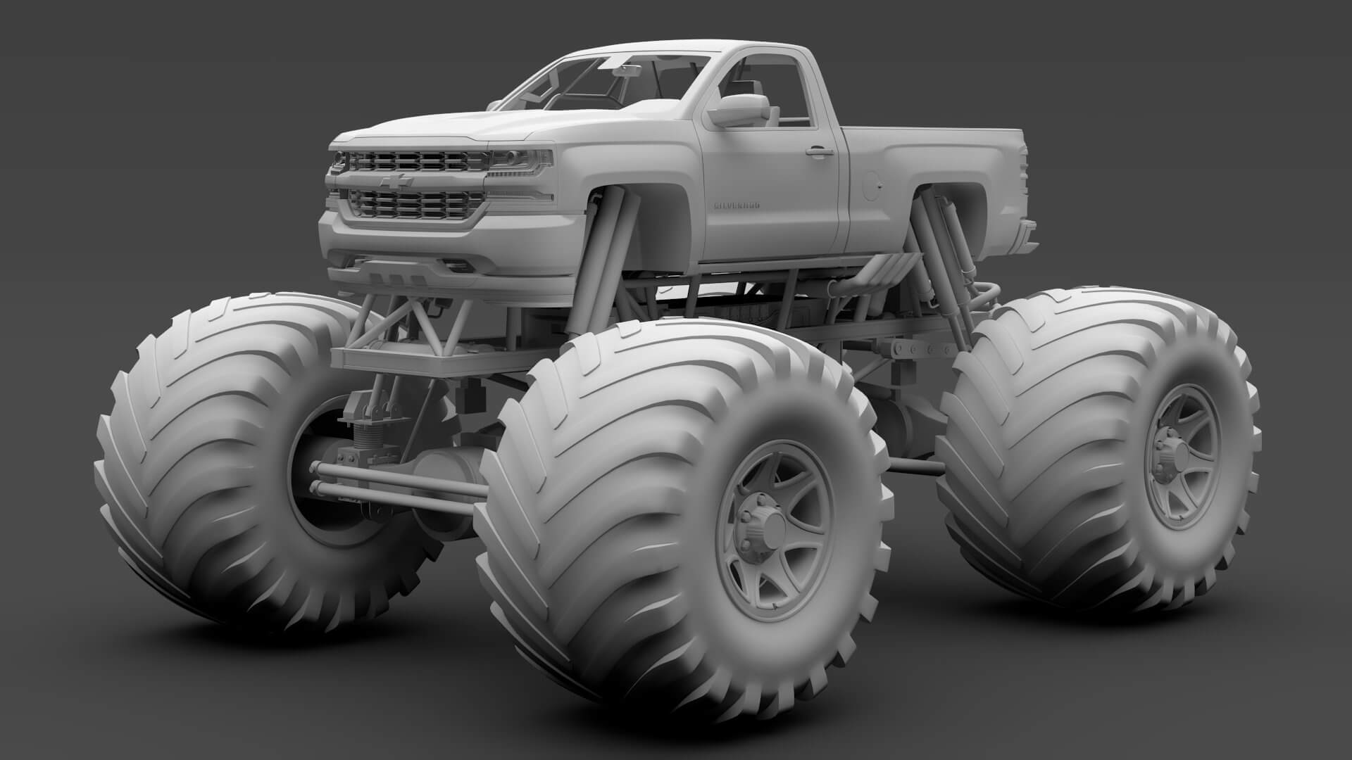 Chevy Silverado Monster Truck
