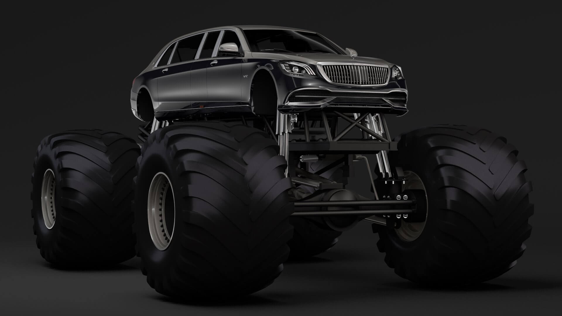 Mercedes Monster Truck
