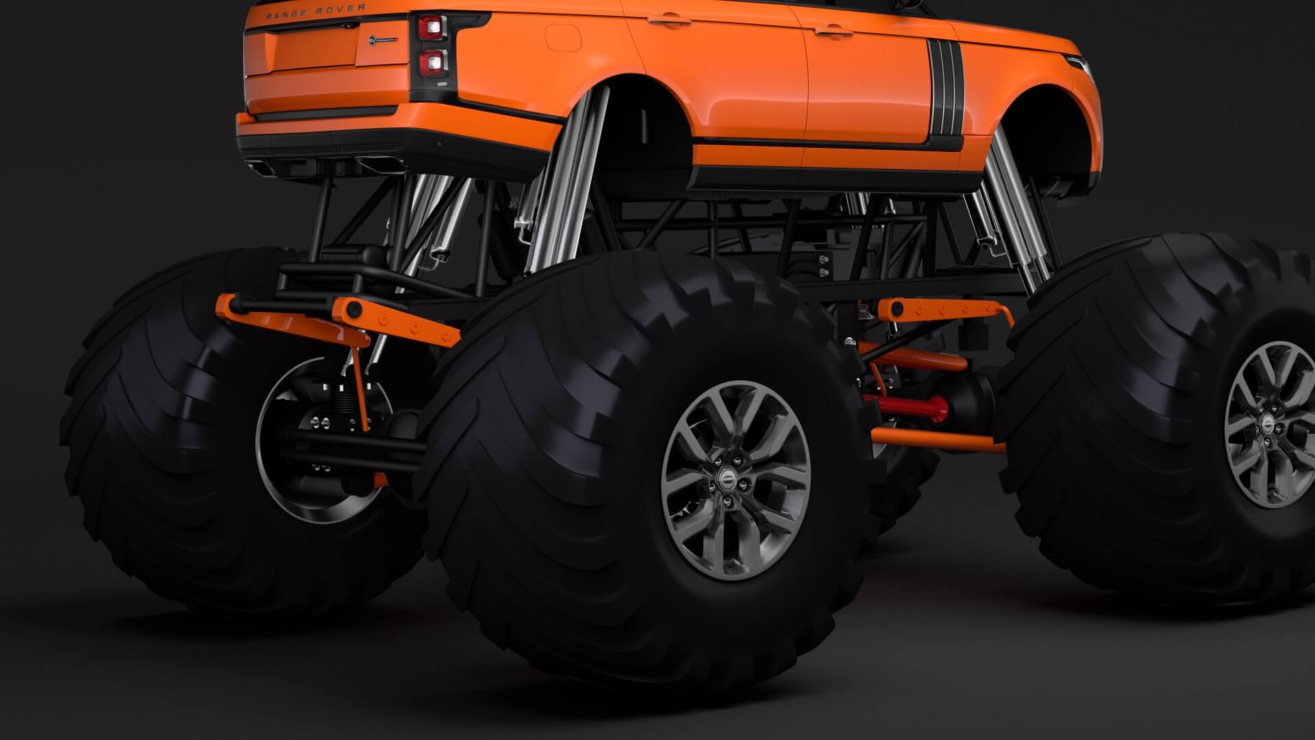 Monster Truck Range Rover SVAutobiography Dynamic - 3D Model by Creator 3D