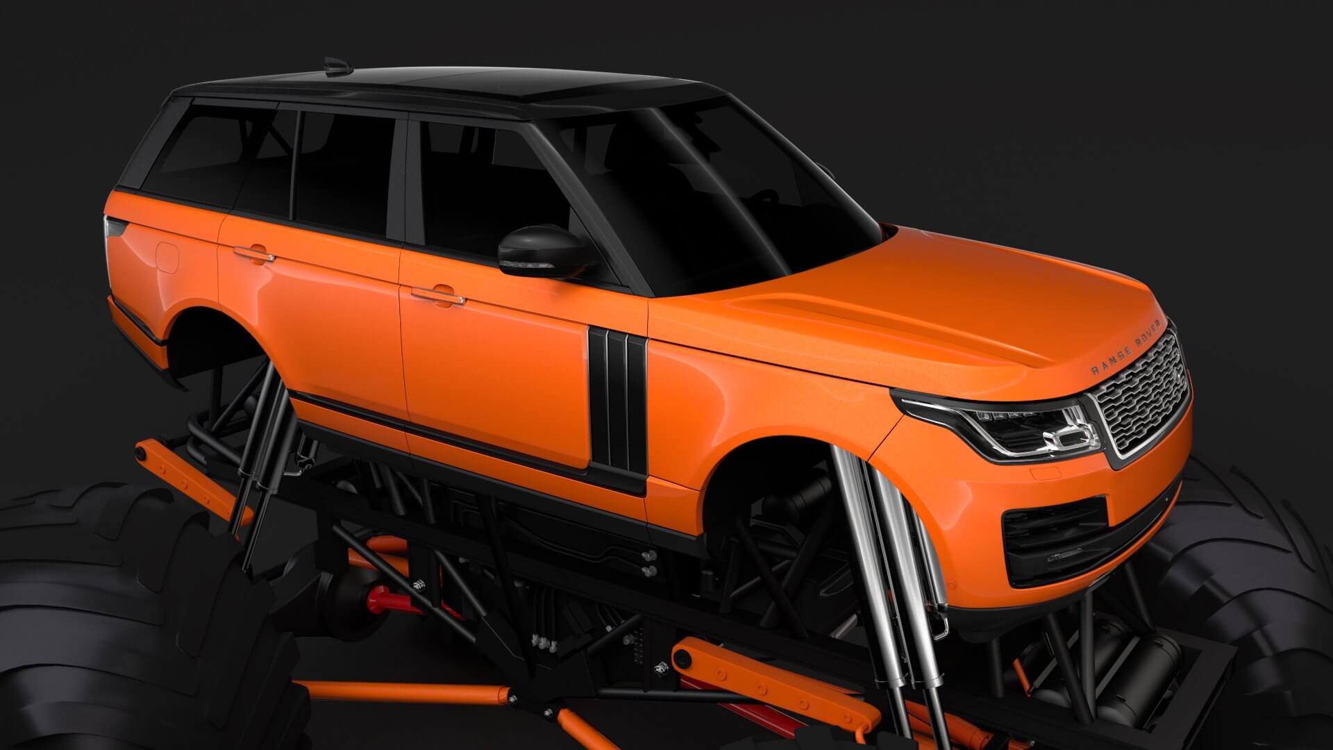 Monster Truck Range Rover SVAutobiography Dynamic - 3D Model by Creator 3D