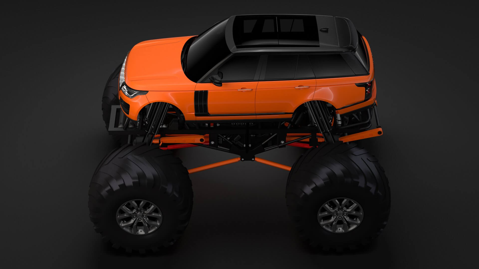 Monster Truck Range Rover SVAutobiography Dynamic - 3D Model by Creator 3D