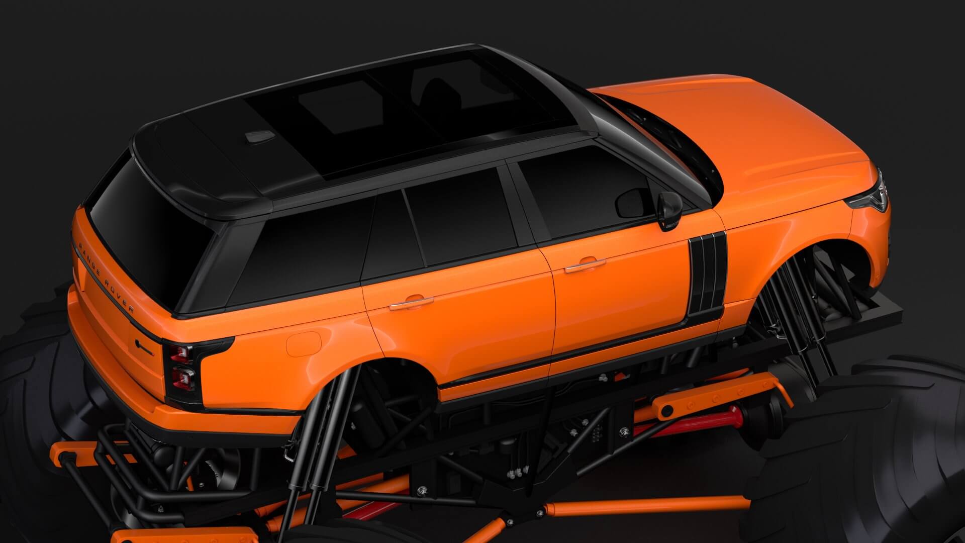 Monster Truck Range Rover SVAutobiography Dynamic - 3D Model by Creator 3D