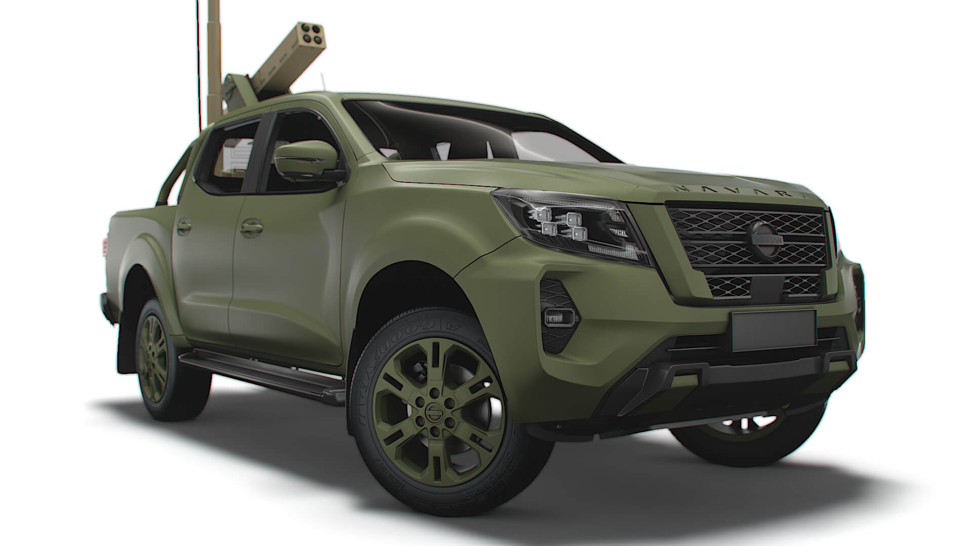 Nissan Navarra Vampire C-UAS 2023 3D Model by Creator 3D