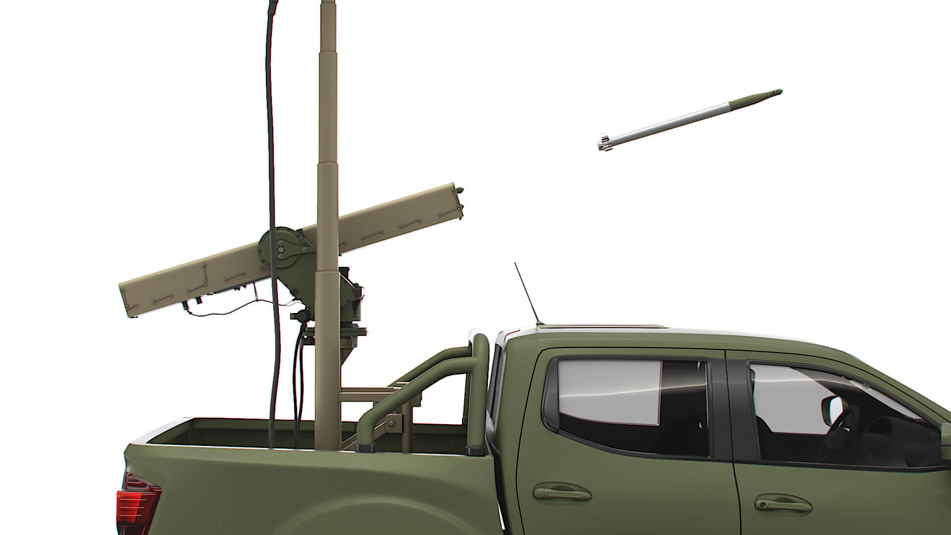 Nissan Navarra Vampire C-UAS 2023 3D Model by Creator 3D