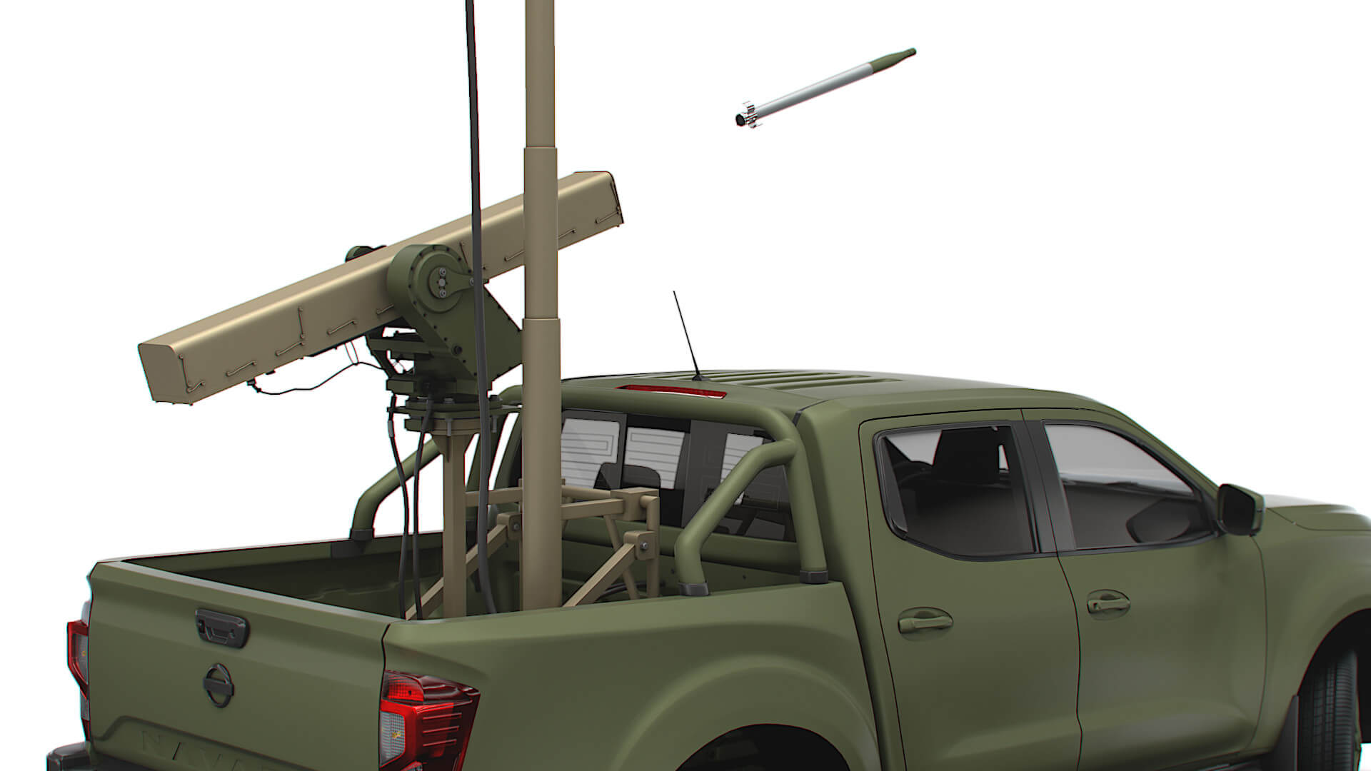 Nissan Navarra Vampire C-UAS 2023 3D Model by Creator 3D