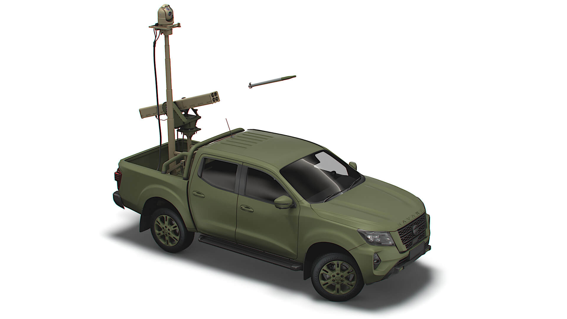 Nissan Navarra Vampire C-UAS 2023 3D Model by Creator 3D