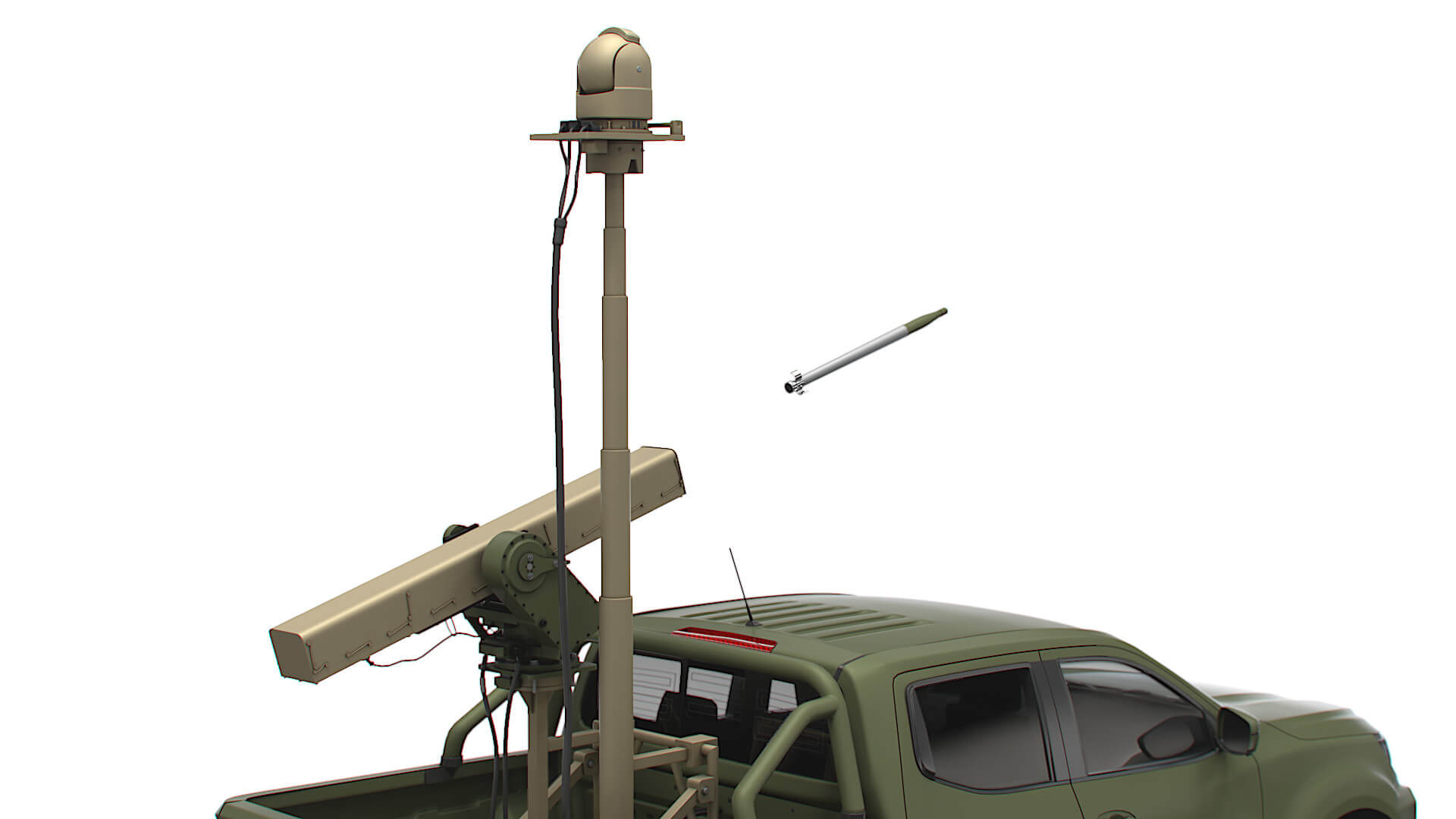 Nissan Navarra Vampire C-UAS 2023 3D Model by Creator 3D