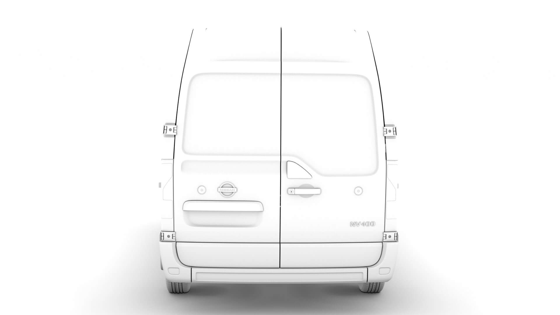 Nissan NV 400 L1H2 Van 2020 - 3D Model by Creator 3D