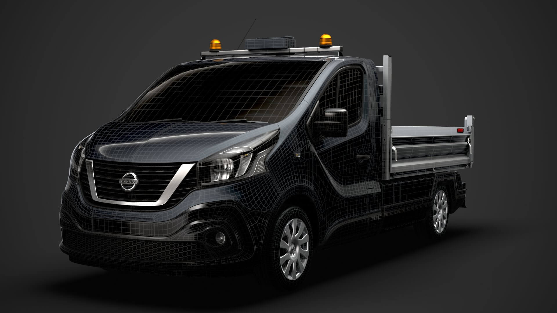 Nissan NV300 Tipper 2020 - 3D Model by Creator 3D