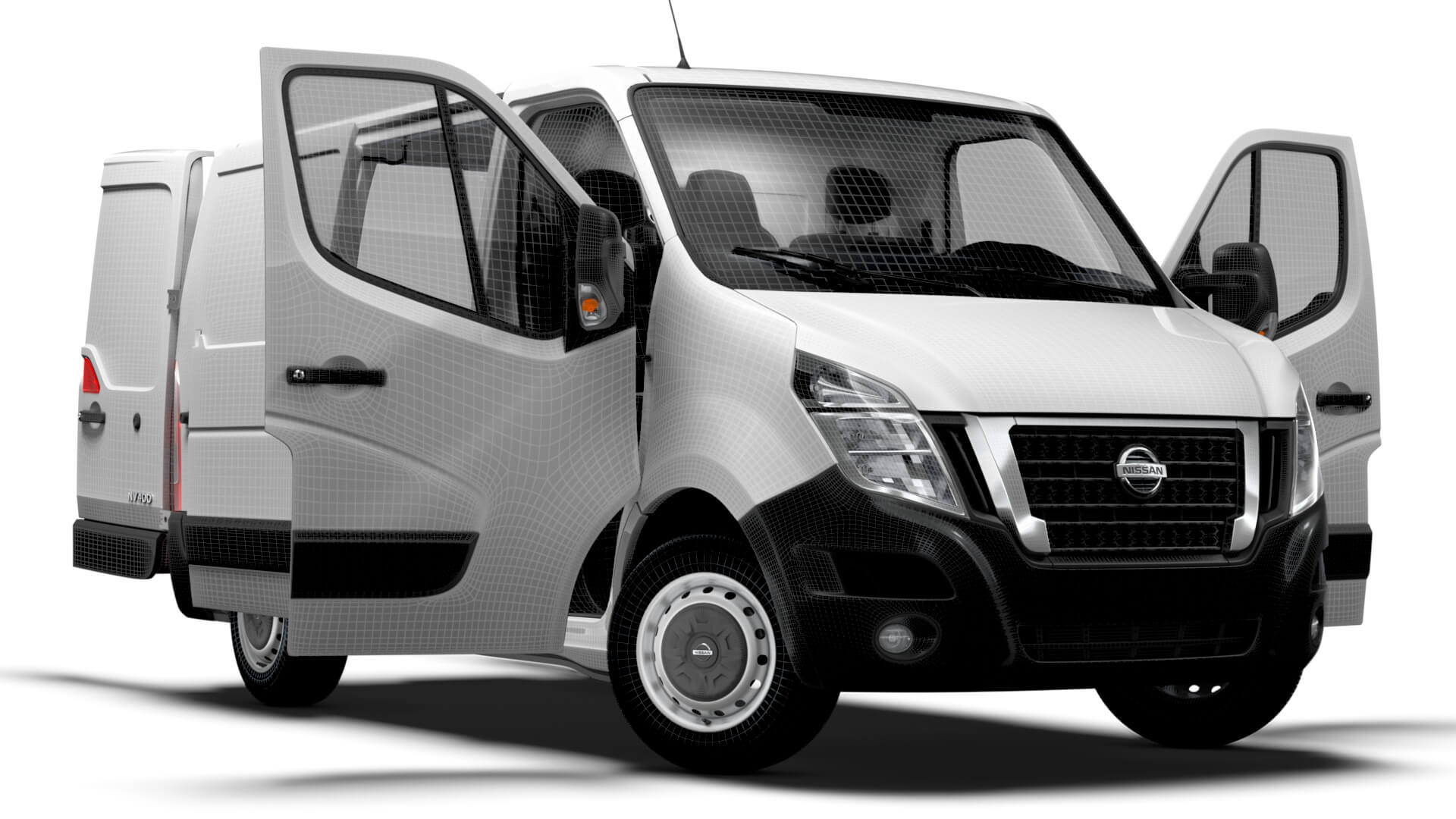Nissan NV400 Van L1H1 HQ Interior 2021 - 3D Model by Creator 3D