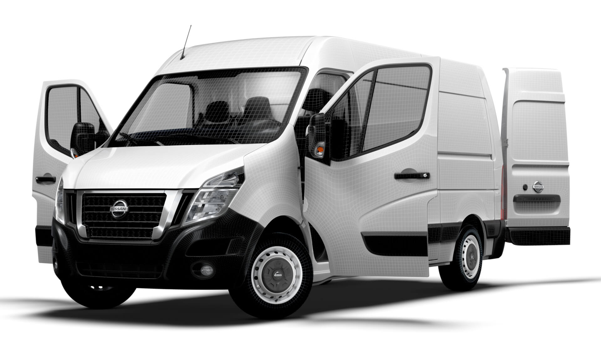 Nissan NV400 Van L1H2 HQ Interior 2021 - 3D Model by Creator 3D