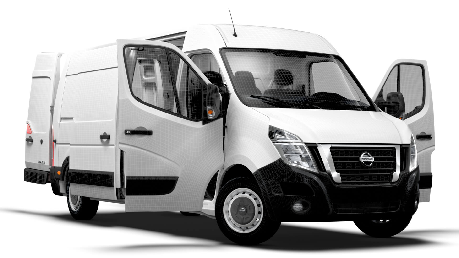 Nissan NV400 Van L3H2 HQ Interior 2021 - 3D Model by Creator 3D