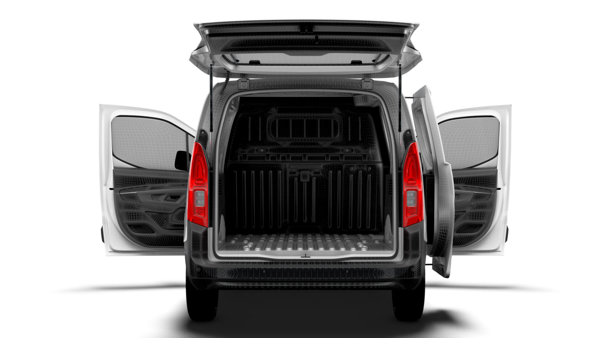 Opel Combo E SWB Van Tailgate HQ Interior 2024 - 3D Model by Creator 3D