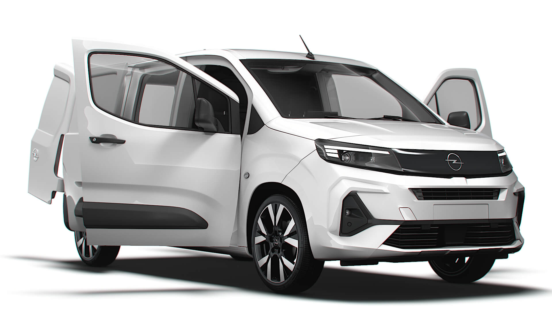 Opel Combo LWB Van HQ Interior 2024 - 3D Model by Creator 3D