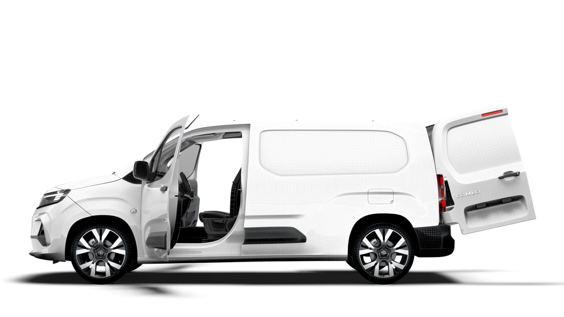 Opel Combo LWB Van HQ Interior 2024 - 3D Model by Creator 3D