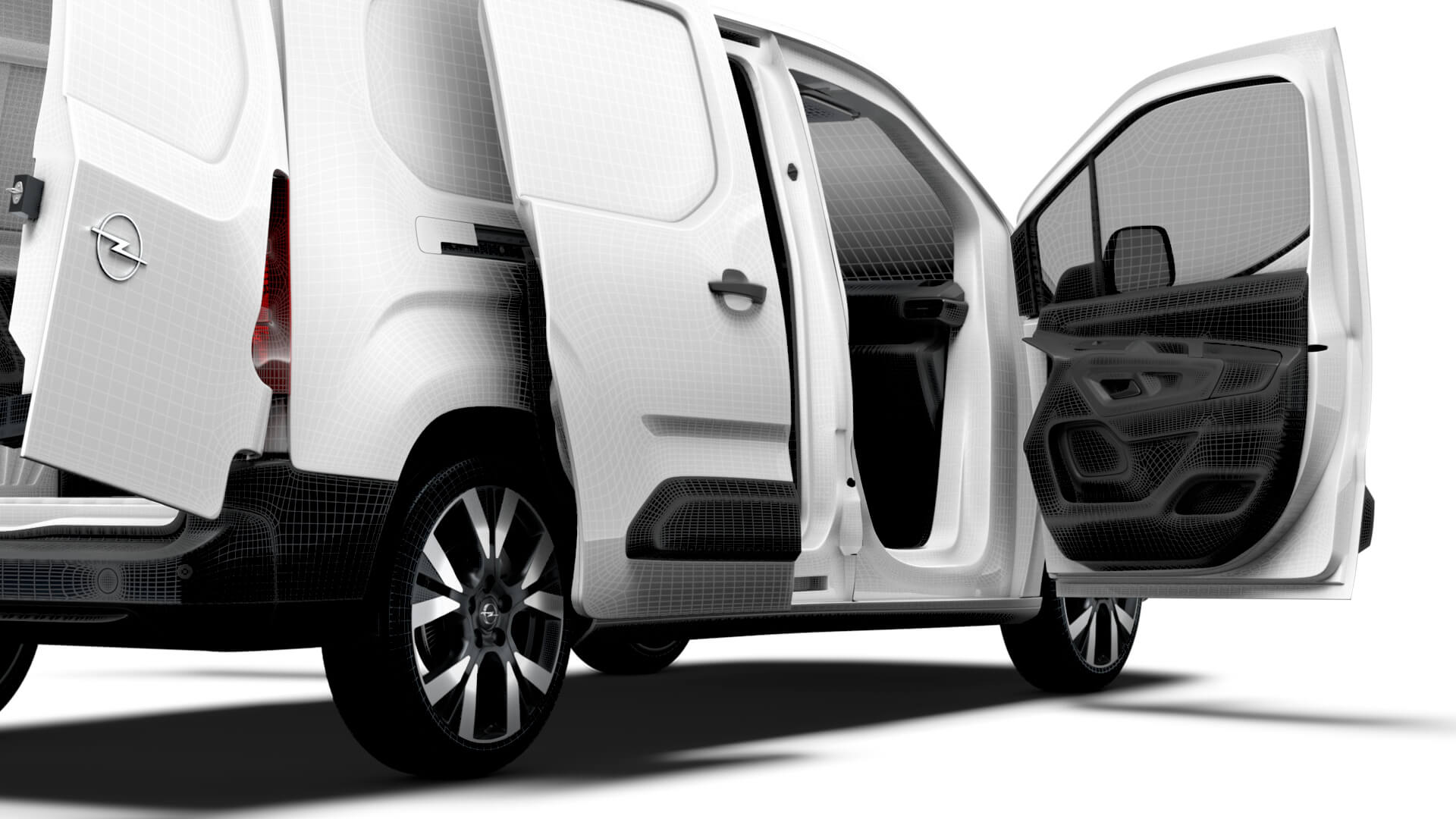 Opel Combo LWB Van HQ Interior 2024 - 3D Model by Creator 3D