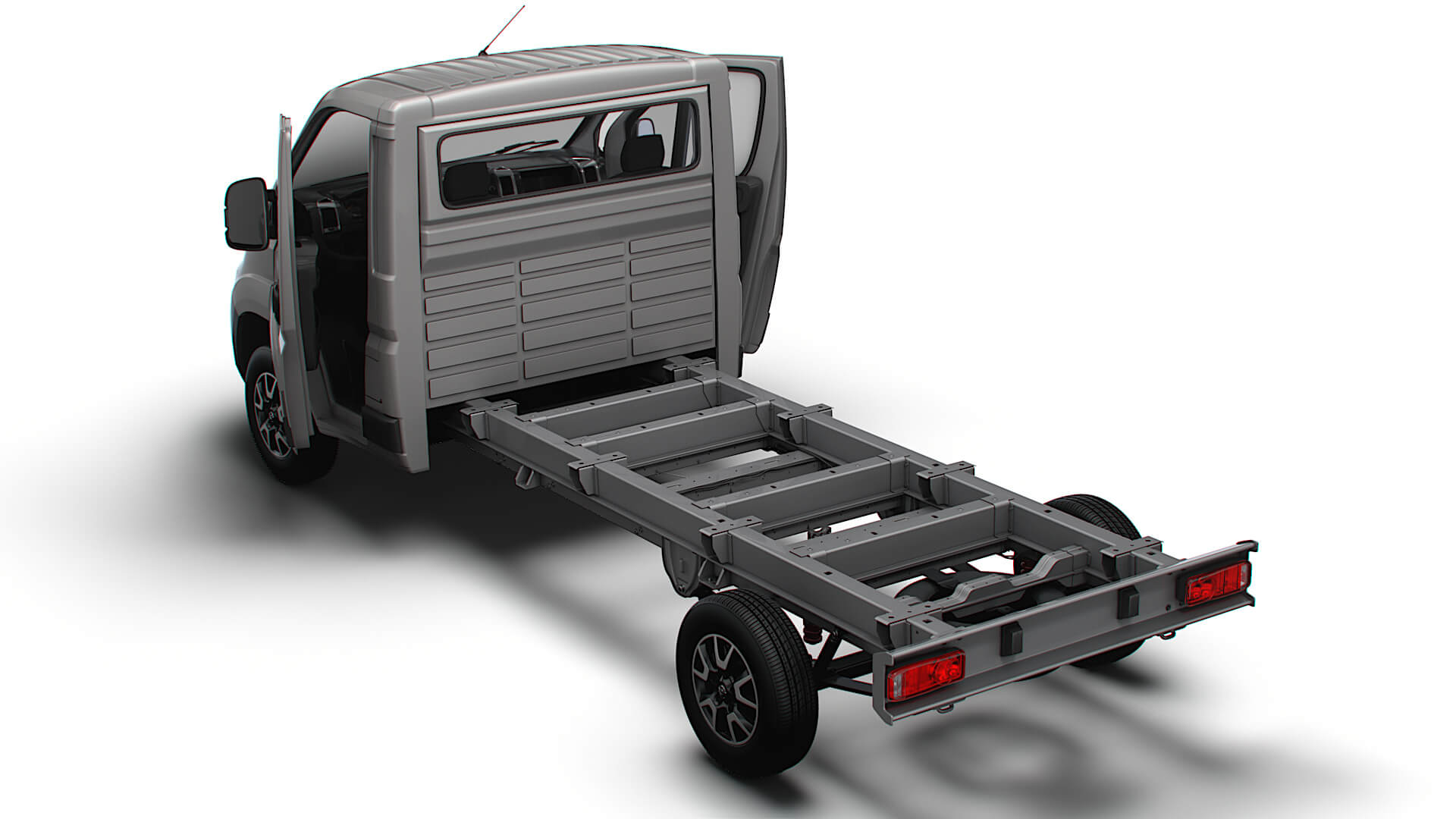 Opel Movano Chassis Truck Scab 4035WB Hqinterior 2023 - 3D Model by ...