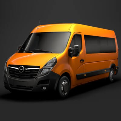 Opel Movano L3H2 Minibus 2020 - 3D Model by Creator 3D