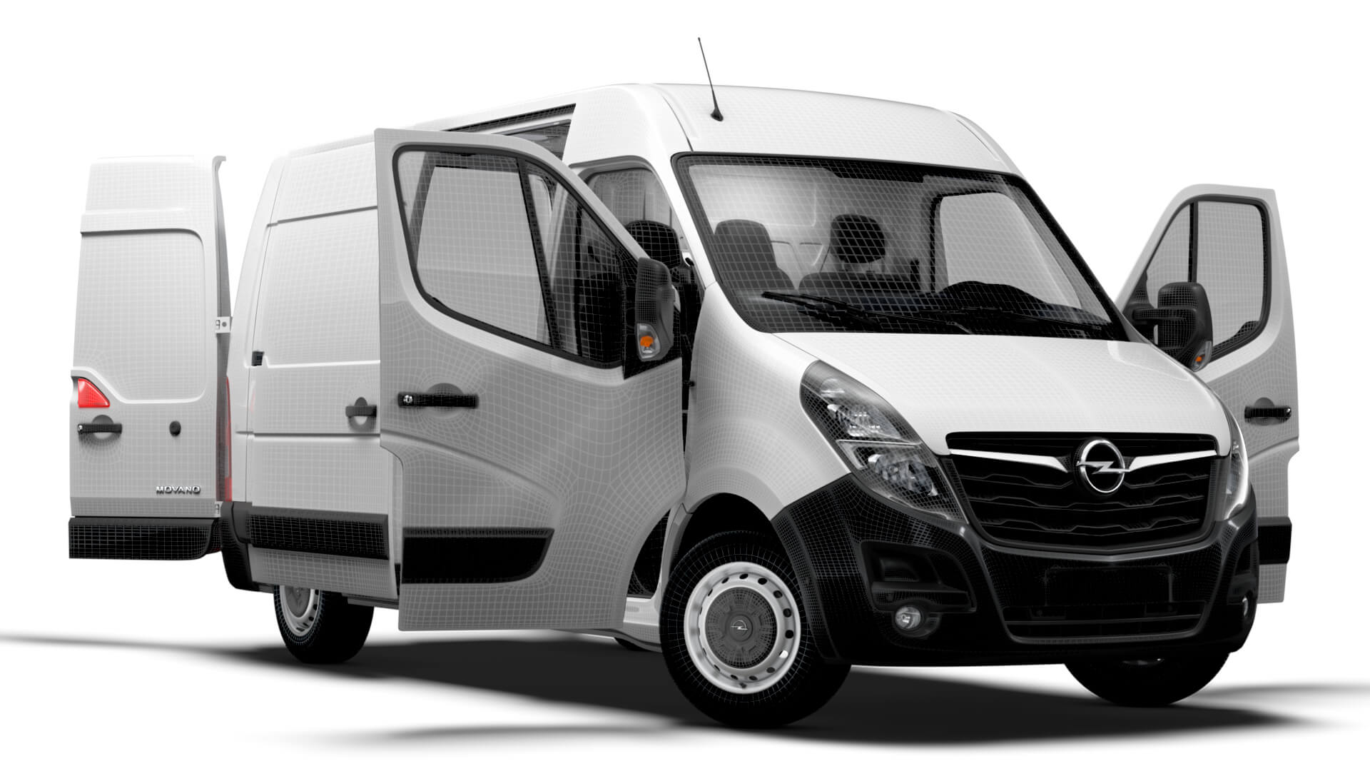 Opel Movano Van L1H2 HQ Interior 2021 - 3D Model by Creator 3D