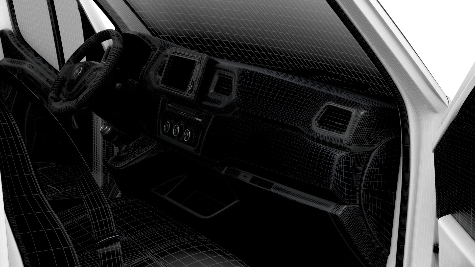 Opel Movano Van L1H2 HQ Interior 2021 - 3D Model by Creator 3D