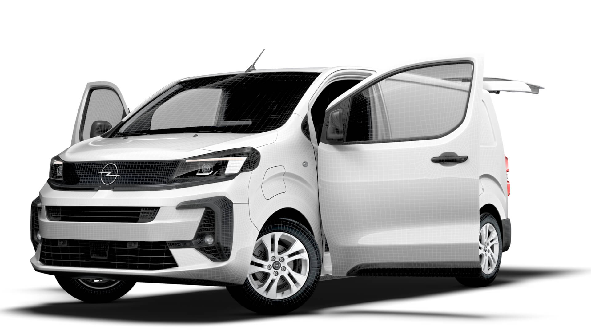 Opel Vivaro Electric Tailgate Van L2 HQ Interior 2024 - 3D Model by ...