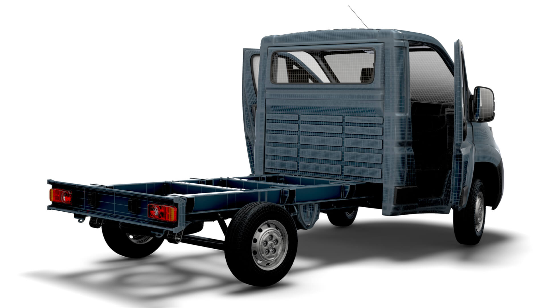 Peugeot Boxer Chassis Hqinterior Scab 3000WB 2023 - 3D Model by Creator 3D
