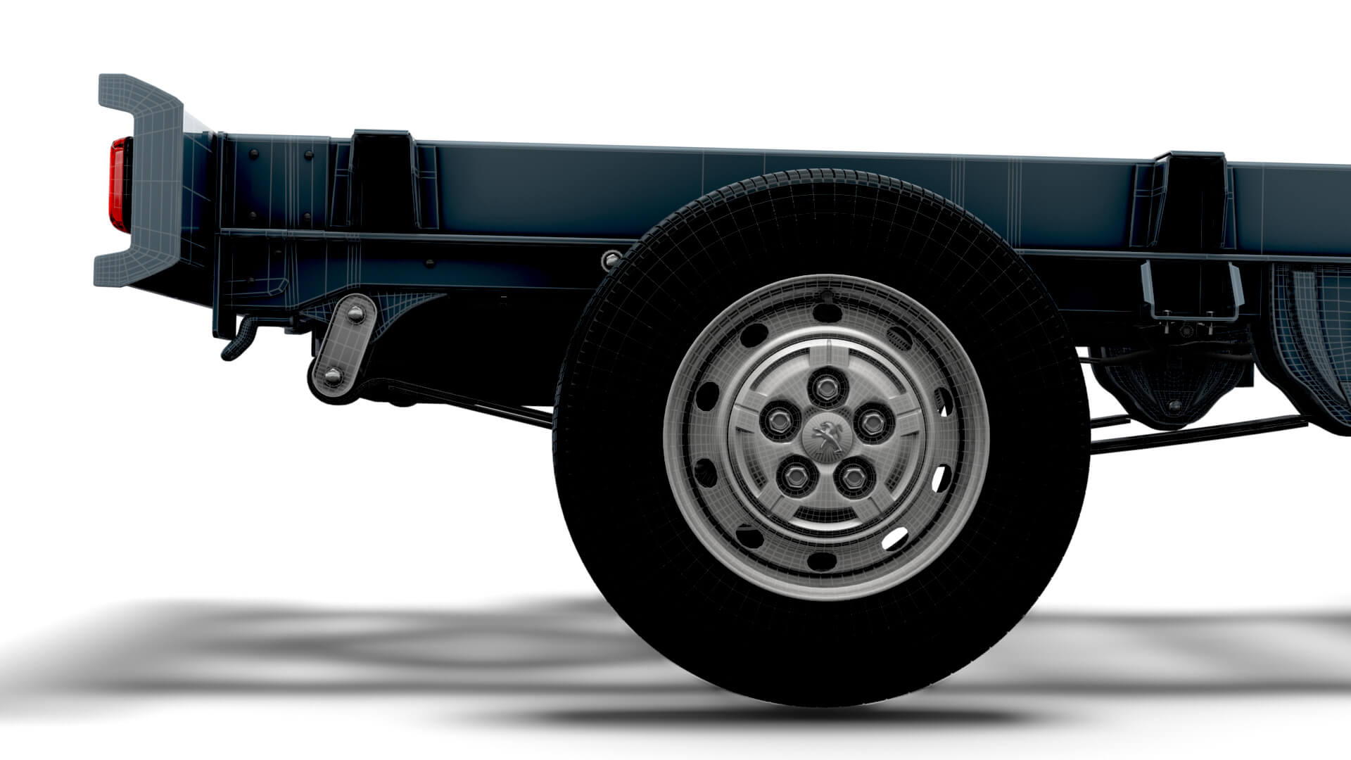 Peugeot Boxer Chassis Hqinterior Scab 3000WB 2023 - 3D Model by Creator 3D