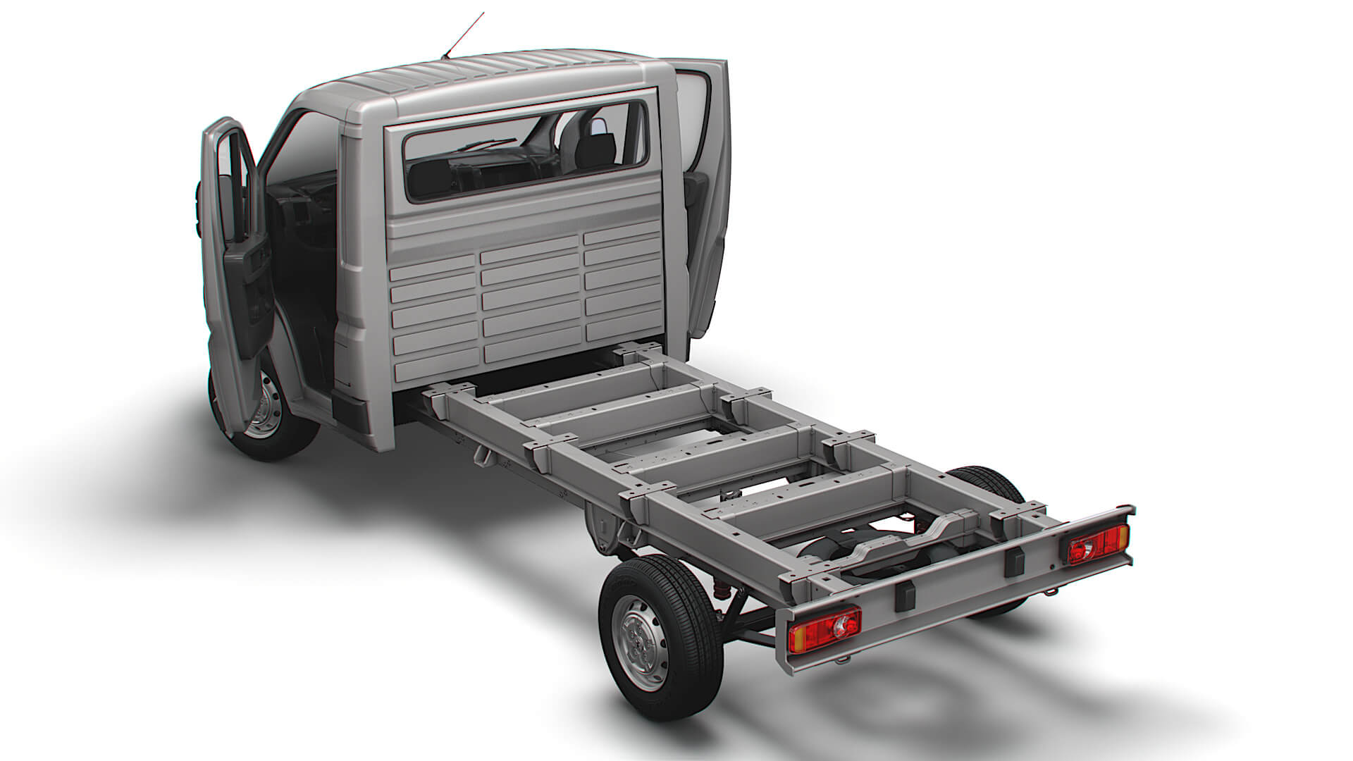 Peugeot Boxer Chassis Hqinterior Scab 3800WB 2023 - 3D Model by Creator 3D