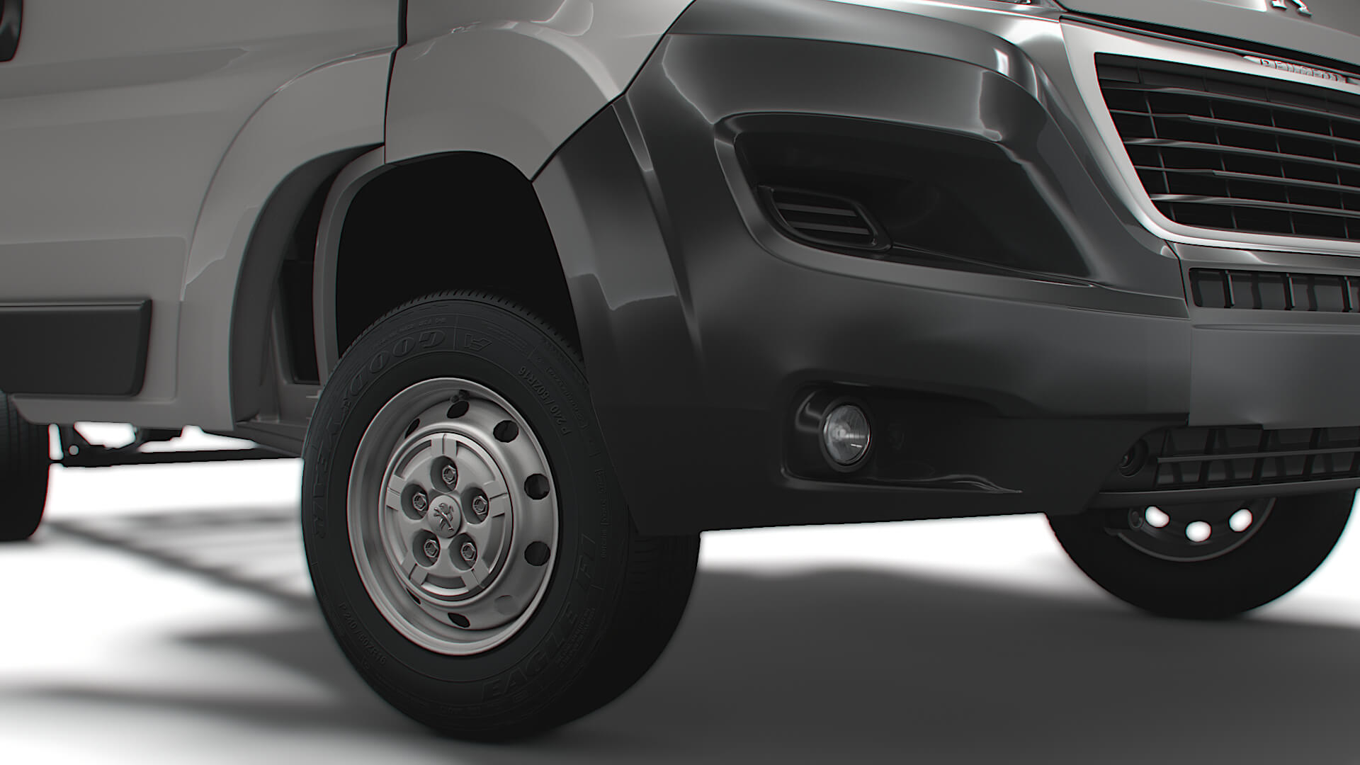 Peugeot Boxer Chassis Hqinterior Scab 3800WB 2023 - 3D Model by Creator 3D