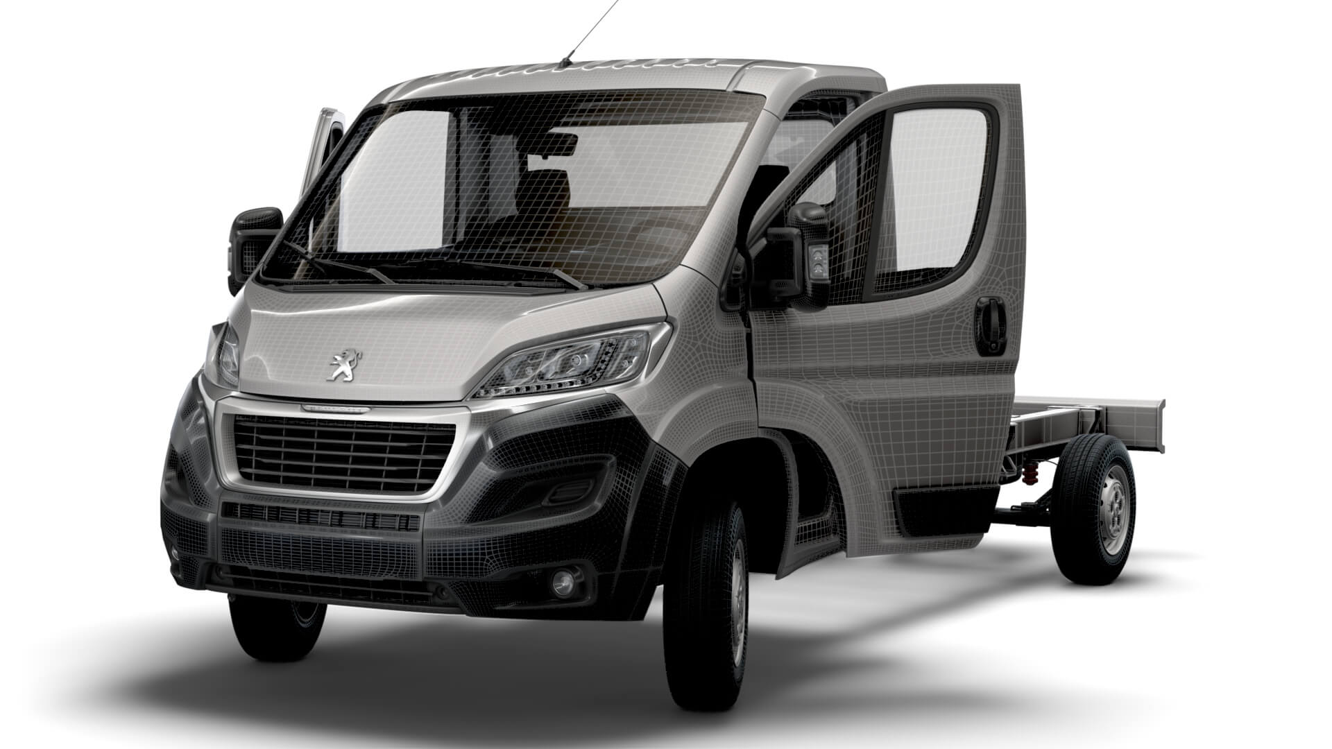 Peugeot Boxer Chassis Hqinterior Scab 3800WB 2023 - 3D Model by Creator 3D