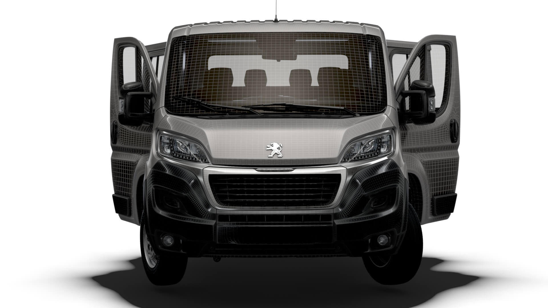 Peugeot Boxer Chassis Truck Crcab 3450WB Hqinterior 2023 - 3D Model by ...