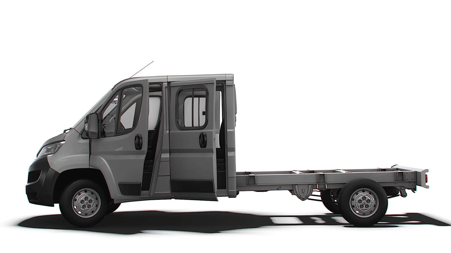 Peugeot Boxer Chassis Truck Crcab 4035WB Hqinterior 2023 - 3D Model by ...