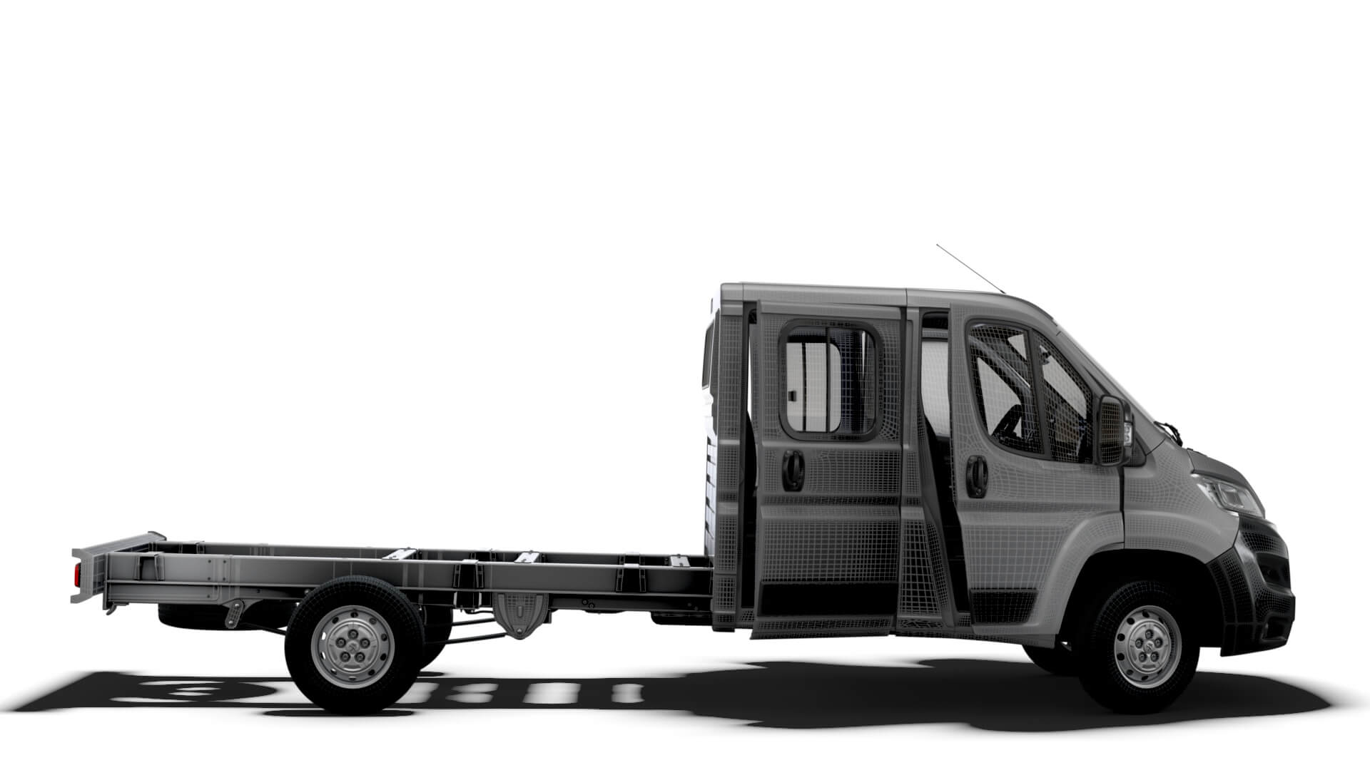 Peugeot Boxer Chassis Truck Crcab 4035Wbxl Hqinterior 2023 - 3D Model ...