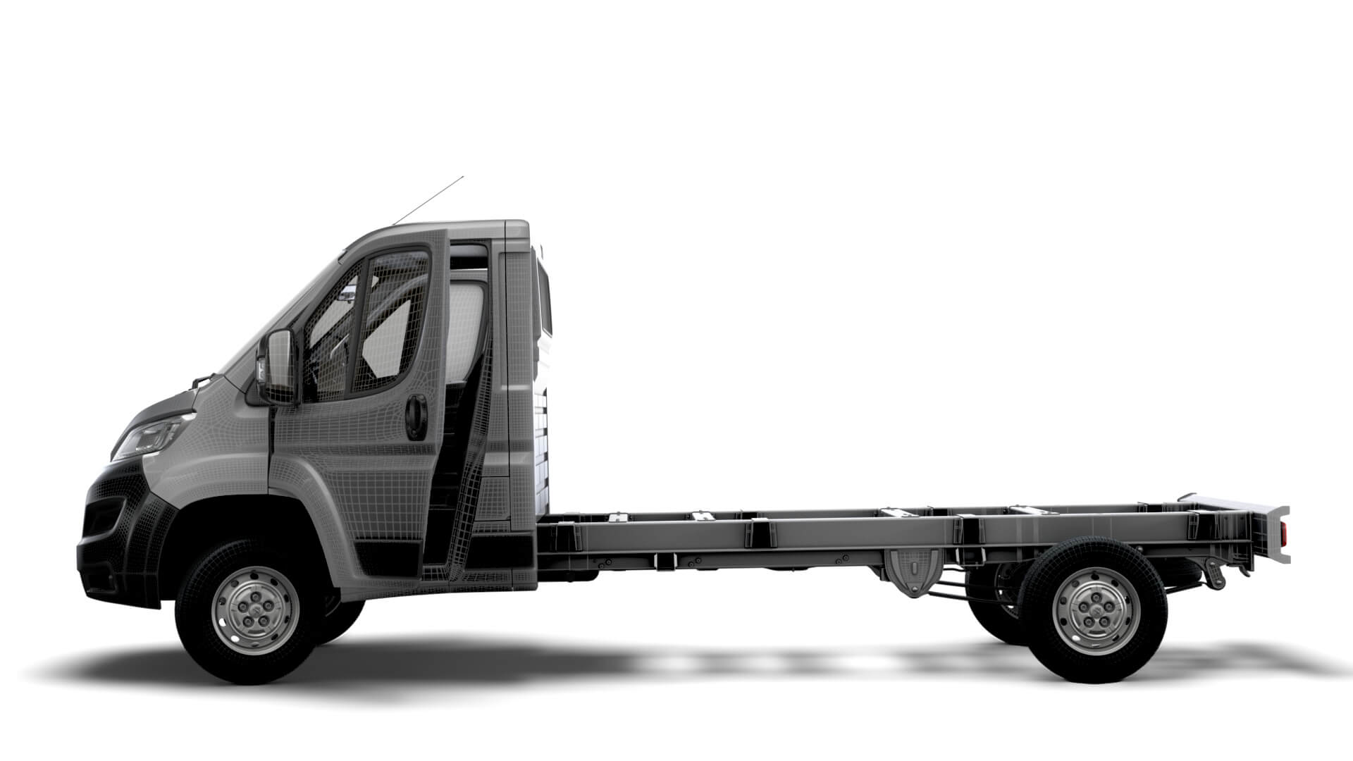 Peugeot Boxer Chassis Truck Scab 4035WB Hqinterior 2023 - 3D Model by ...