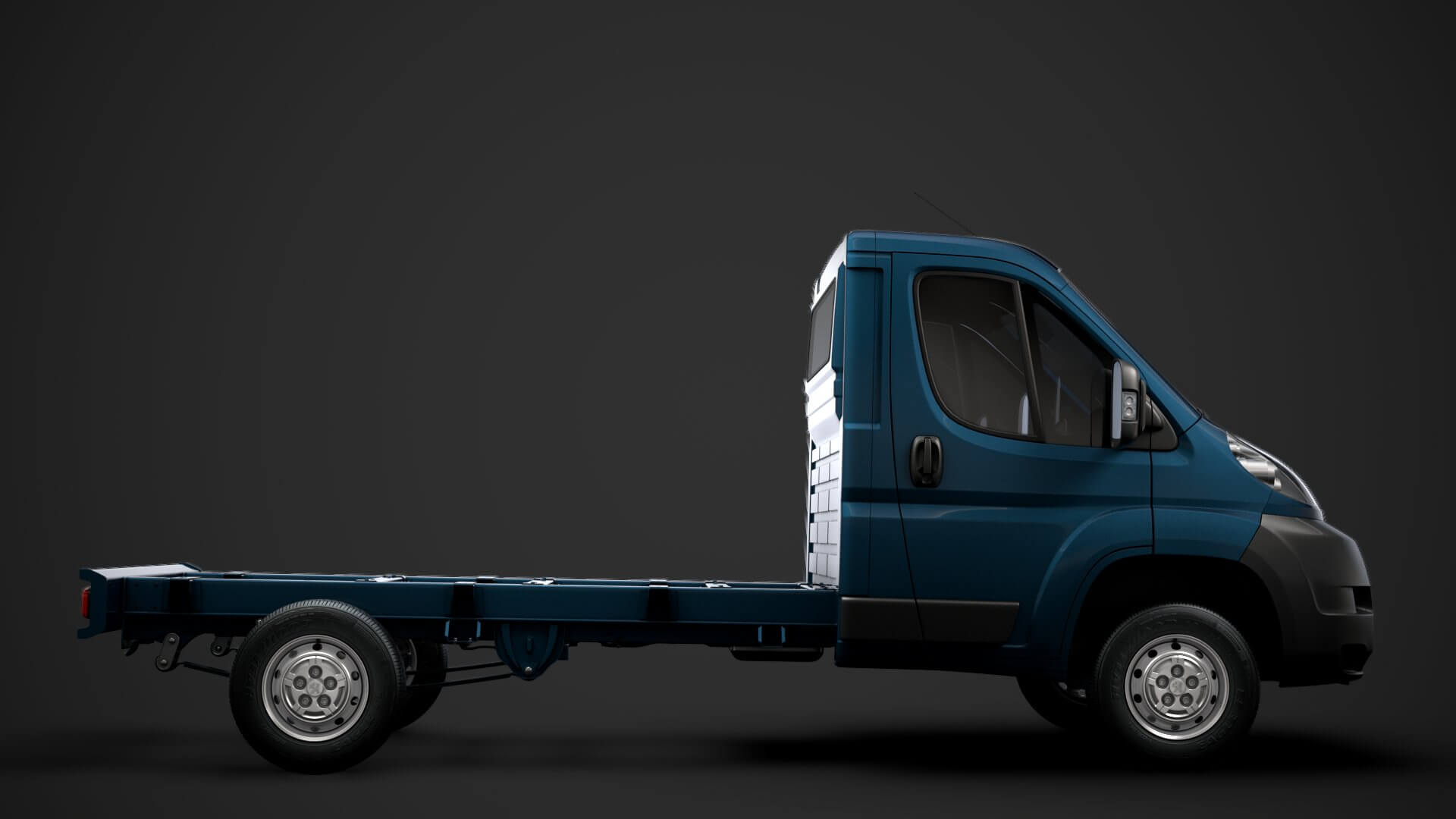 Peugeot Boxer Chassis Truck Single Cab 3450WB 2014 - 3D Model by Creator 3D