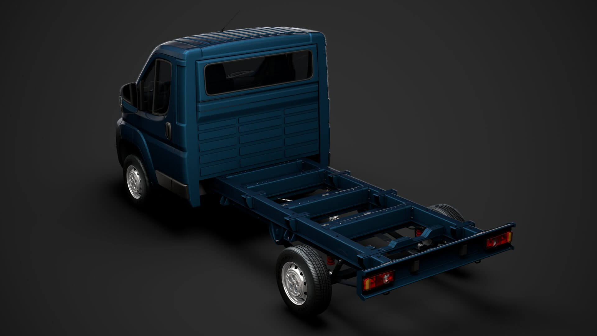 Peugeot Boxer Chassis Truck Single Cab 3450WB 2014 - 3D Model by Creator 3D