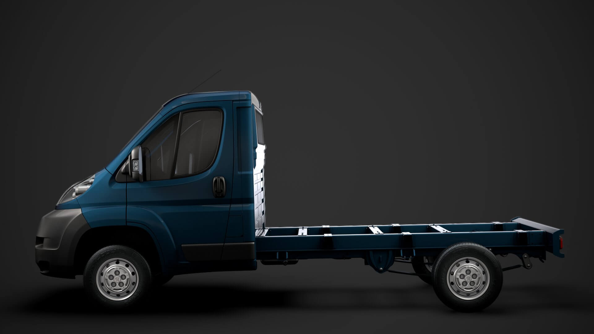 Peugeot Boxer Chassis Truck Single Cab 3450WB 2014 - 3D Model by Creator 3D