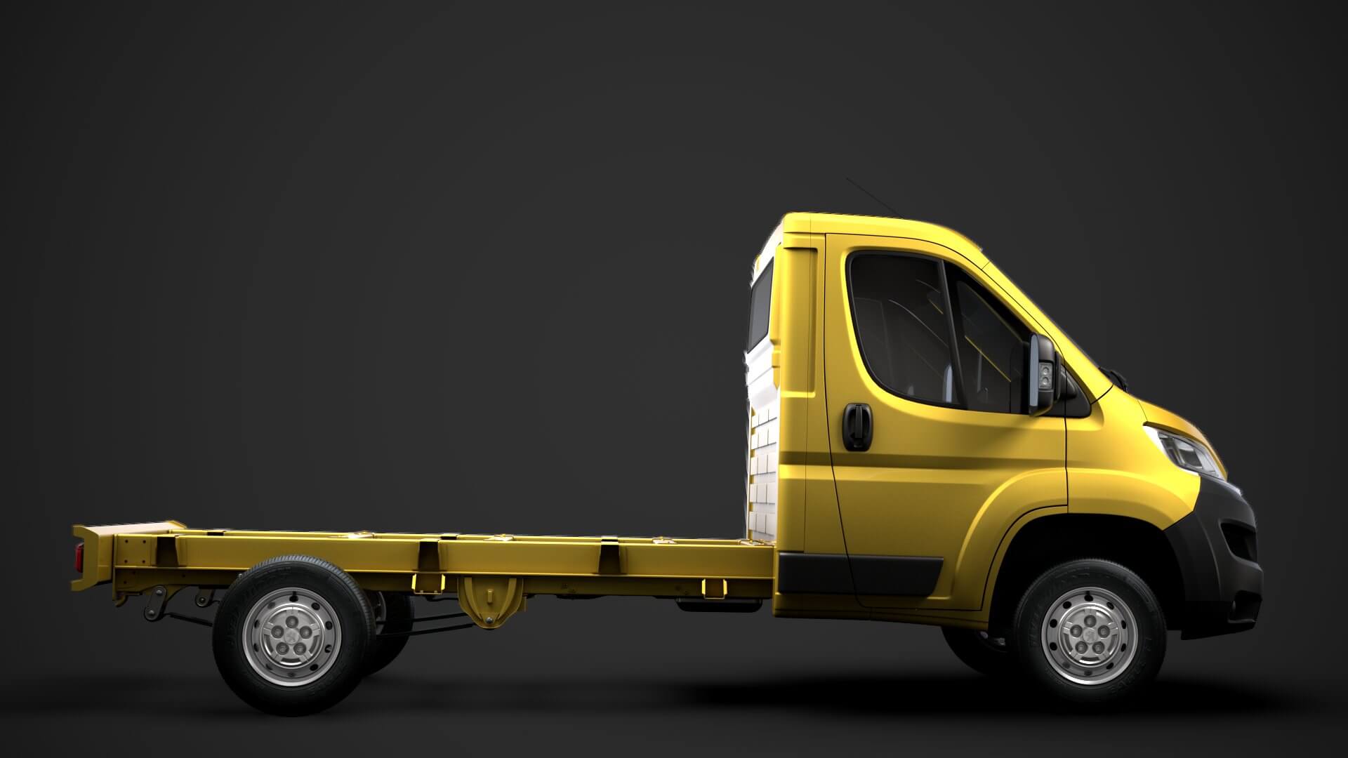 Peugeot Boxer Chassis Truck Single Cab 3450WB 2020 - 3D Model by Creator 3D