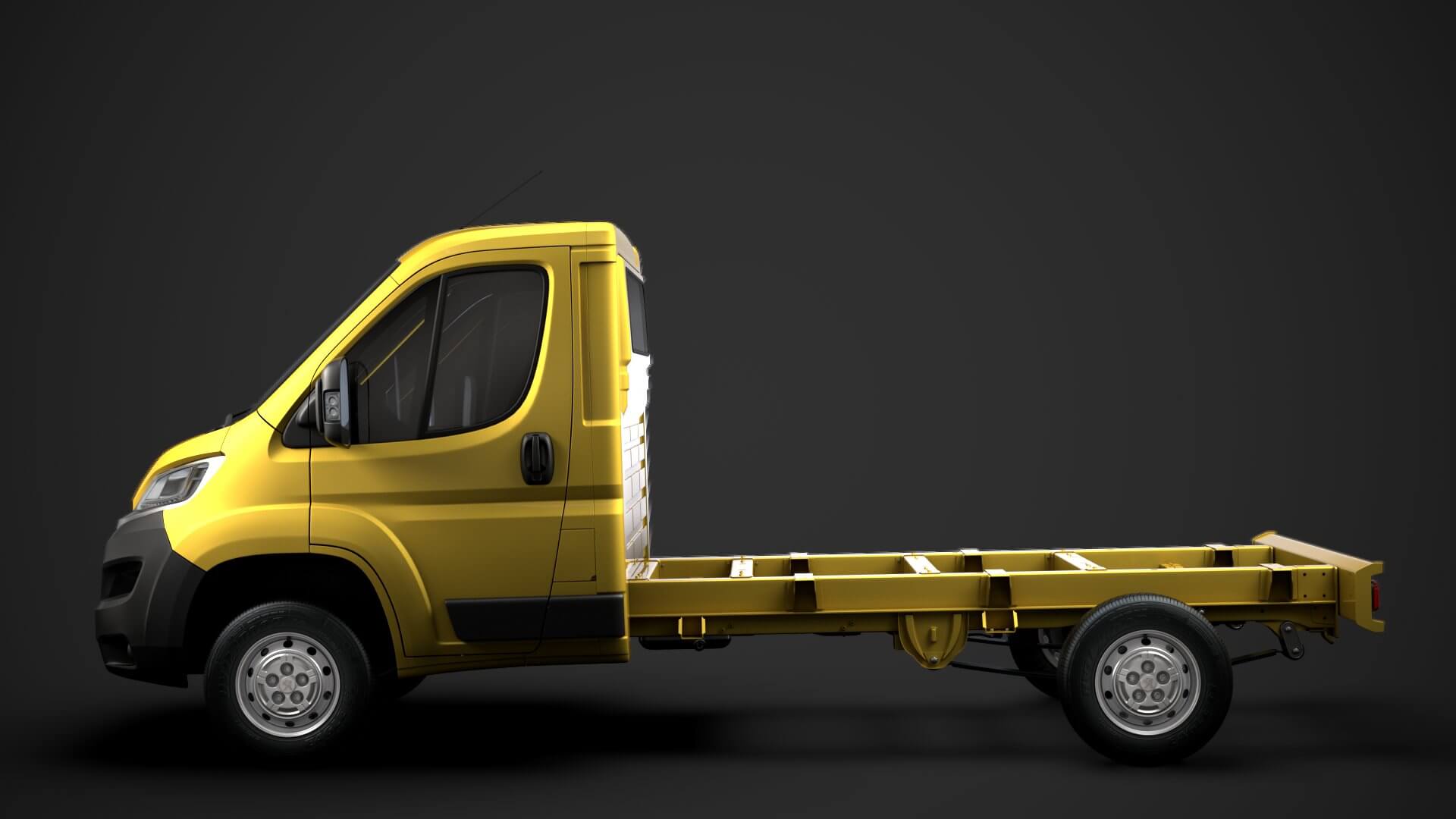 Peugeot Boxer Chassis Truck Single Cab 3450WB 2020 - 3D Model by Creator 3D