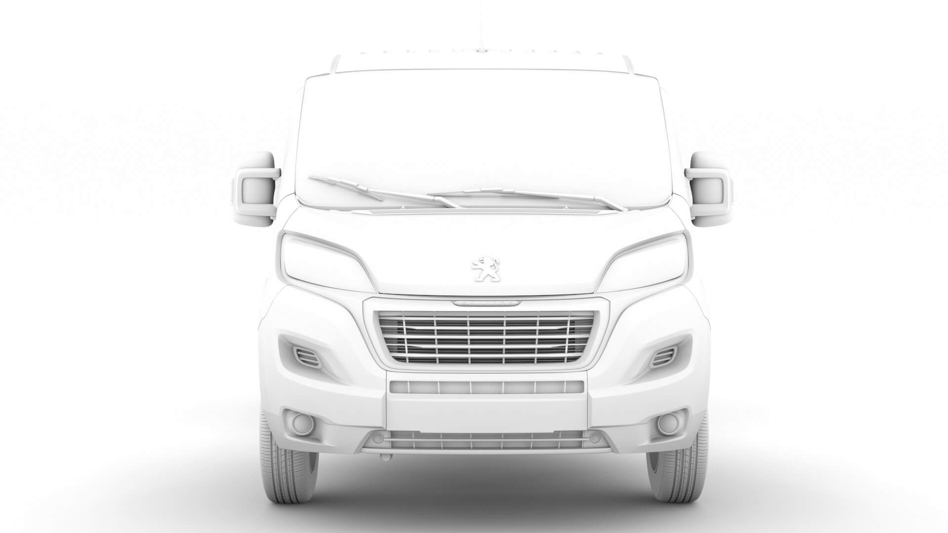 Peugeot Boxer Chassis Truck Single Cab 3450WB 2020 - 3D Model by Creator 3D