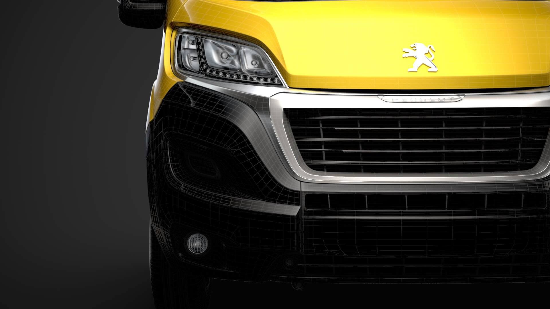 Peugeot Boxer Chassis Truck Single Cab 3450WB 2020 - 3D Model by Creator 3D