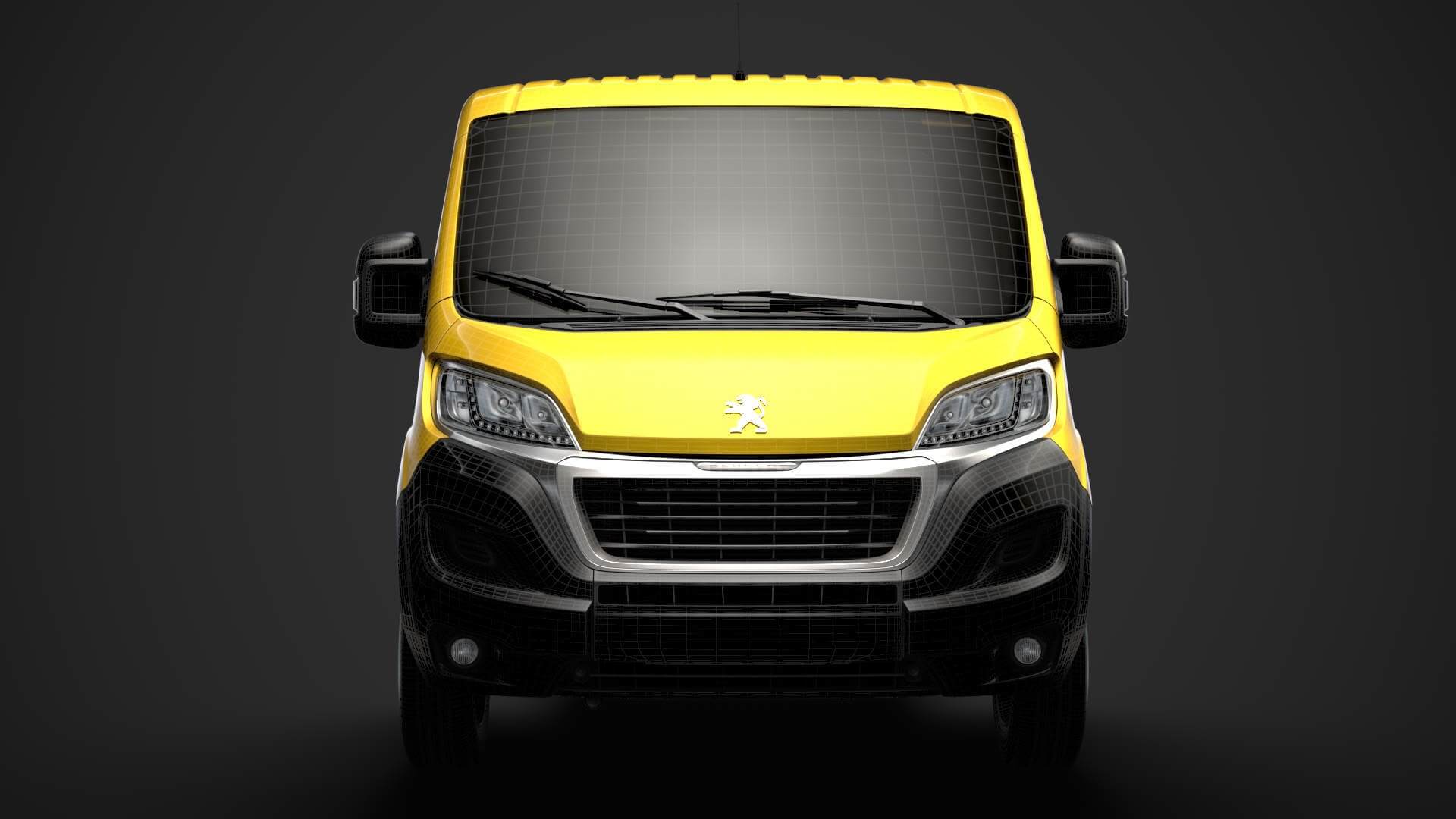 Peugeot Boxer Chassis Truck Single Cab 3450WB 2020 - 3D Model by Creator 3D