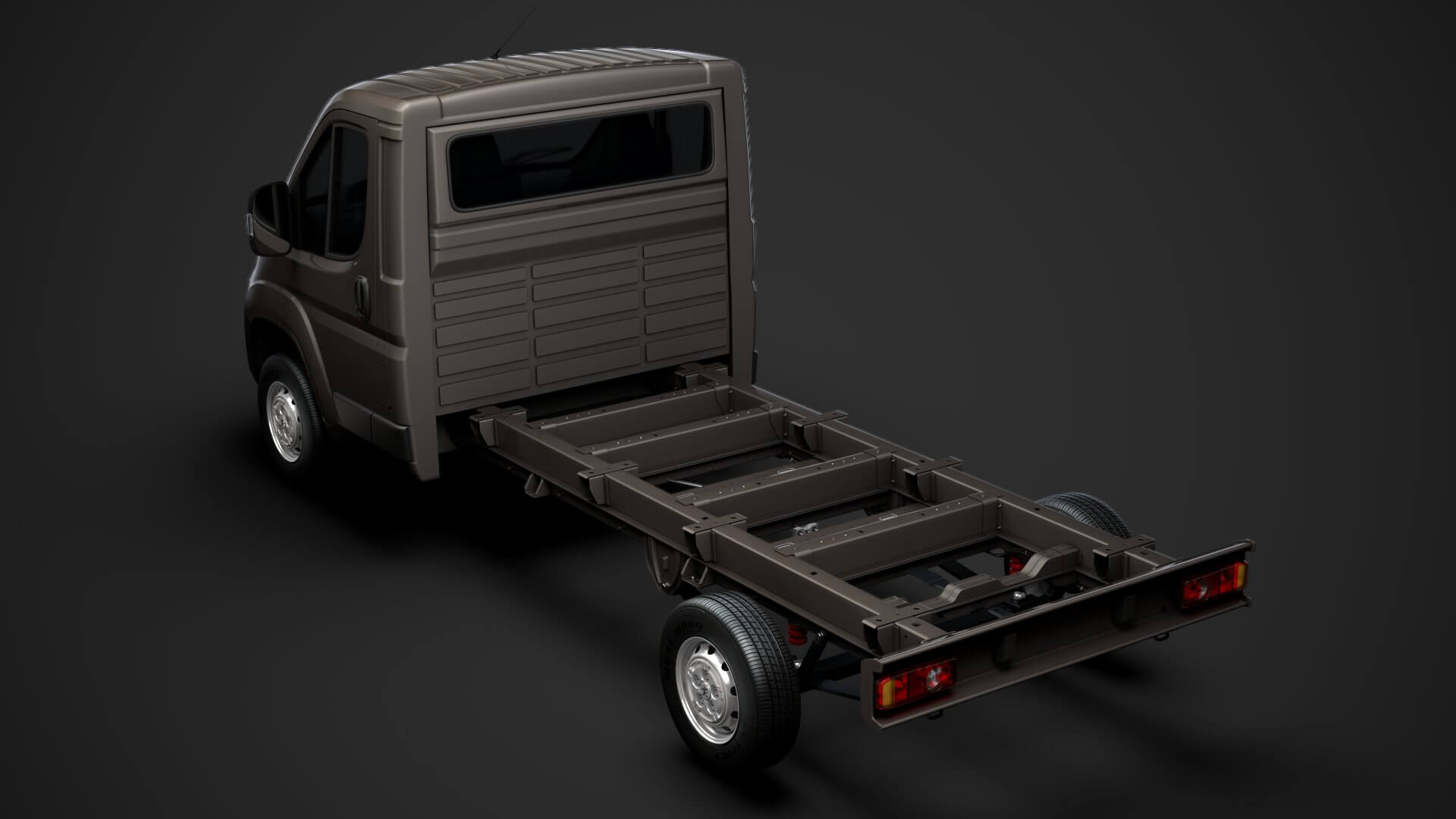 Peugeot Boxer Chassis Truck Single Cab 3800WB 2020 - 3D Model by Creator 3D
