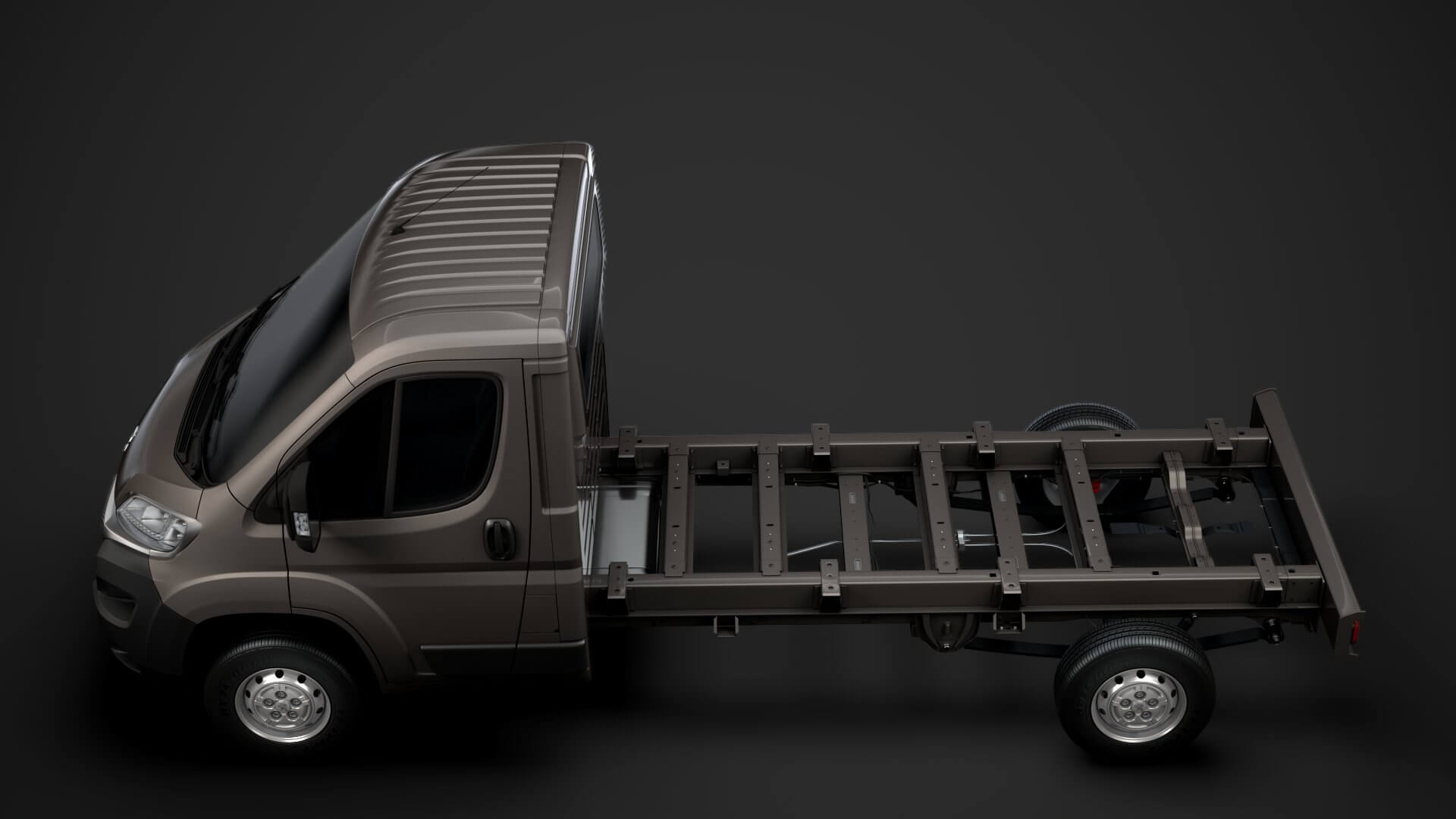 Peugeot Boxer Chassis Truck Single Cab 3800WB 2020 - 3D Model by Creator 3D