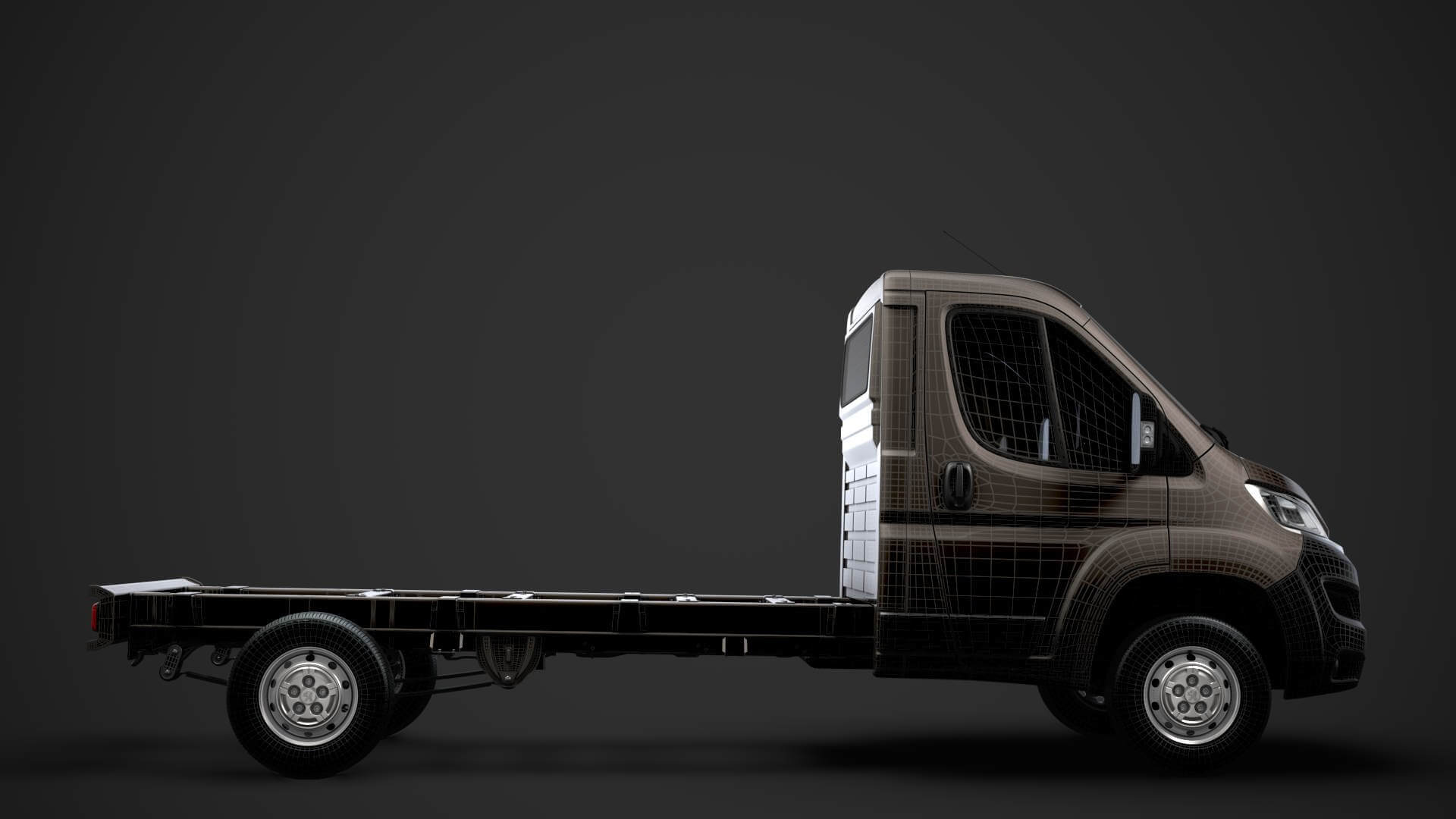 Peugeot Boxer Chassis Truck Single Cab 3800WB 2020 - 3D Model by Creator 3D