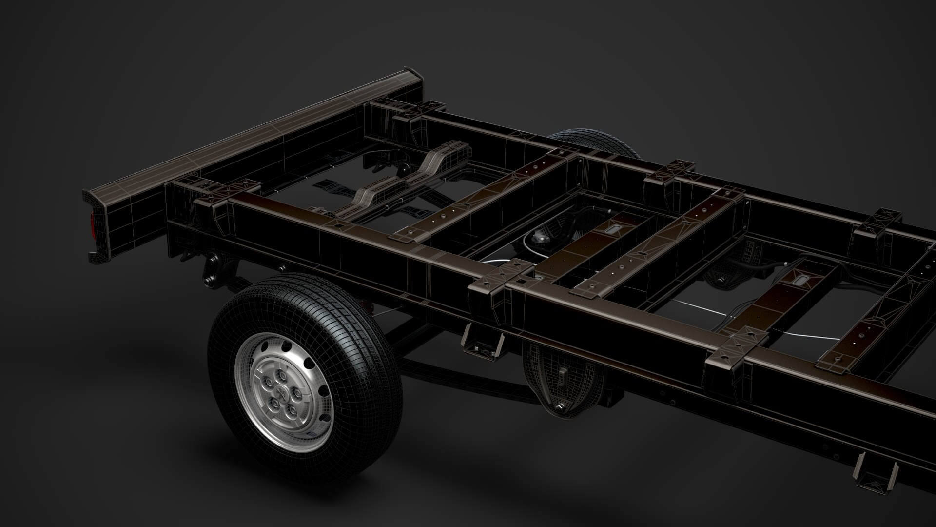 Peugeot Boxer Chassis Truck Single Cab 3800WB 2020 - 3D Model by Creator 3D