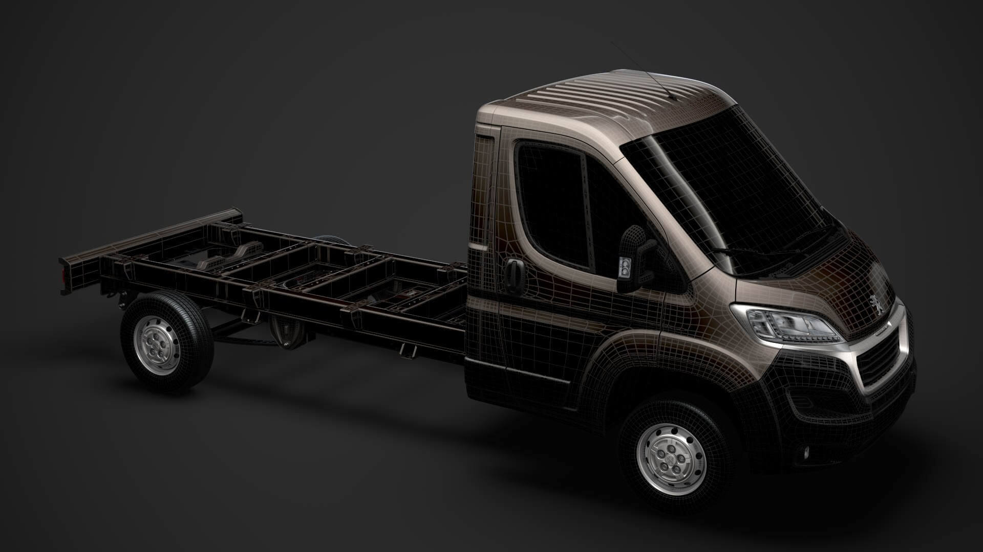 Peugeot Boxer Chassis Truck Single Cab 3800WB 2020 - 3D Model by Creator 3D