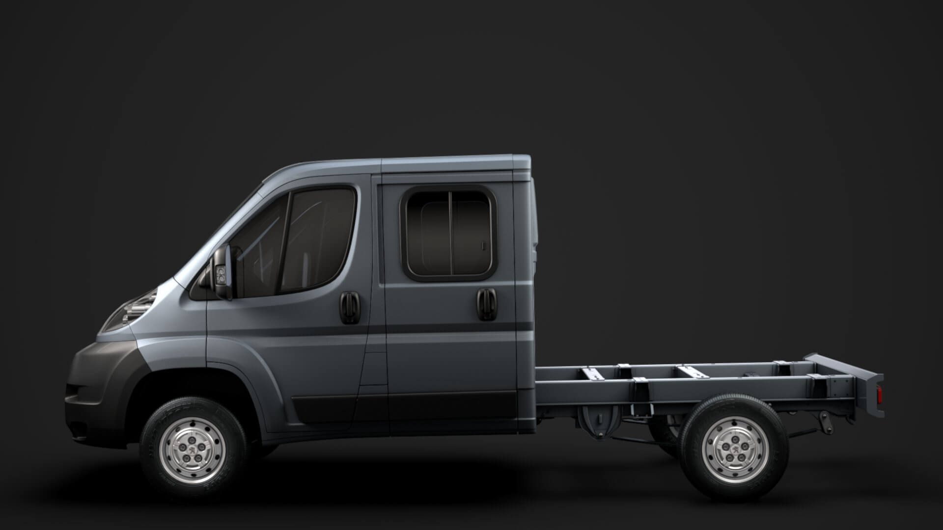 Peugeot Boxer Manager Chassis Truck Crew Cab 3450 WB 2014 - 3D Model by ...