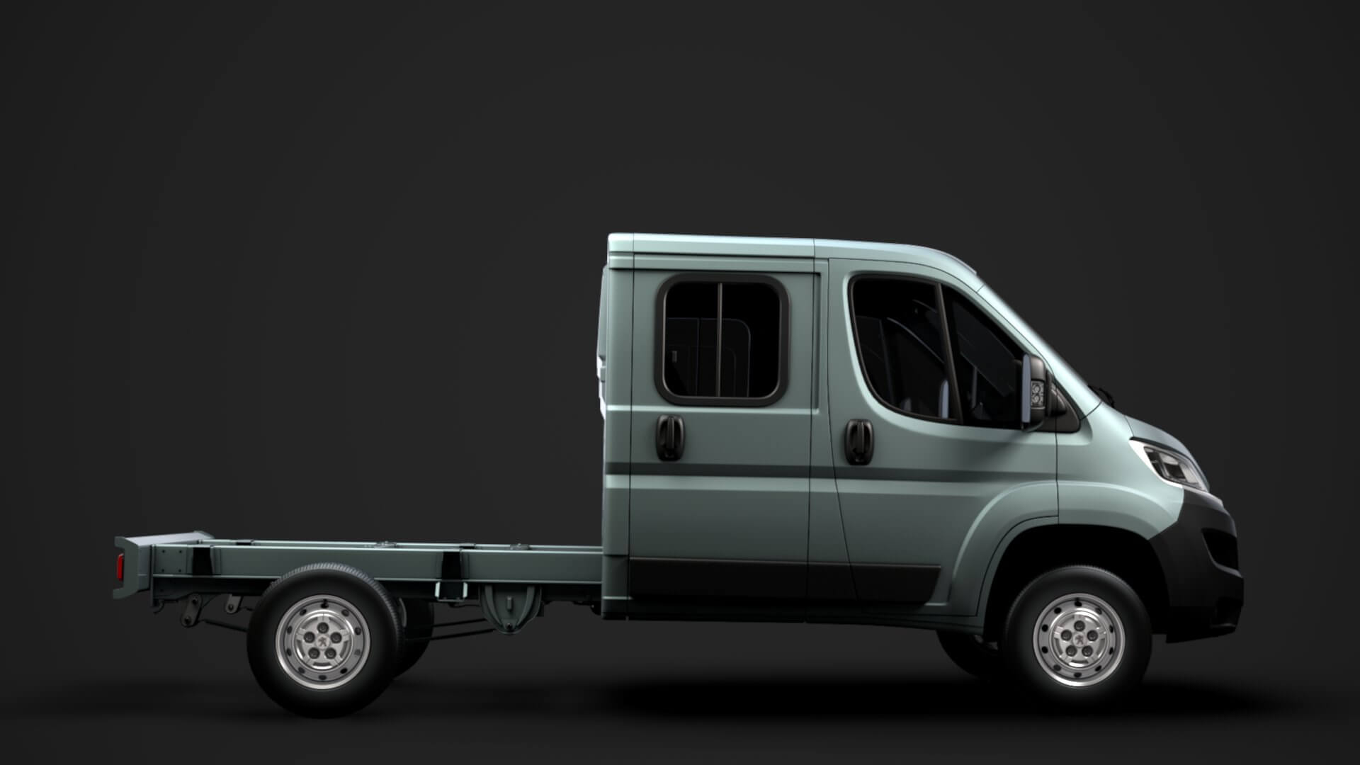 Peugeot Boxer Manager Chassis Truck Crew Cab 3450 WB 2019 - 3D Model by ...