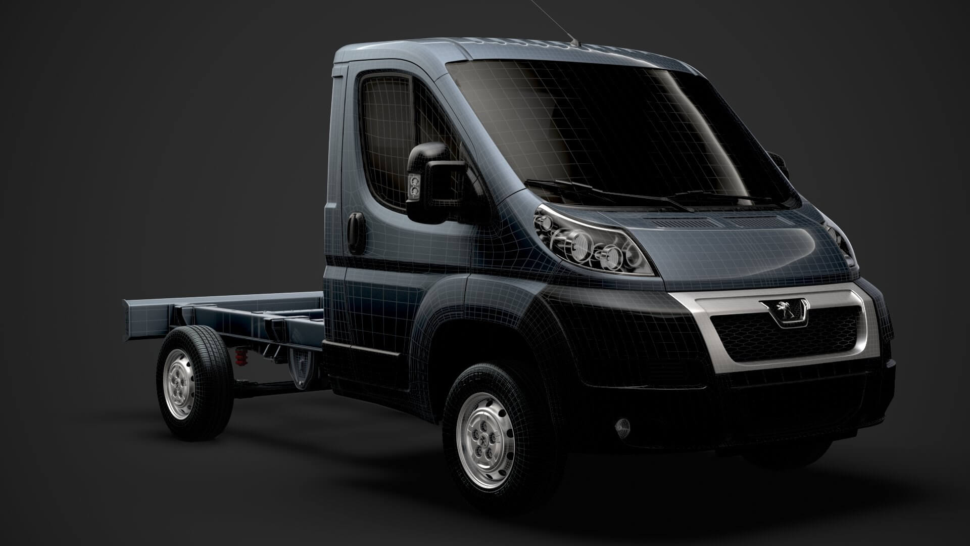 Peugeot Boxer Manager Chassis Truck Single Cab 3000WB 2014 - 3D Model ...